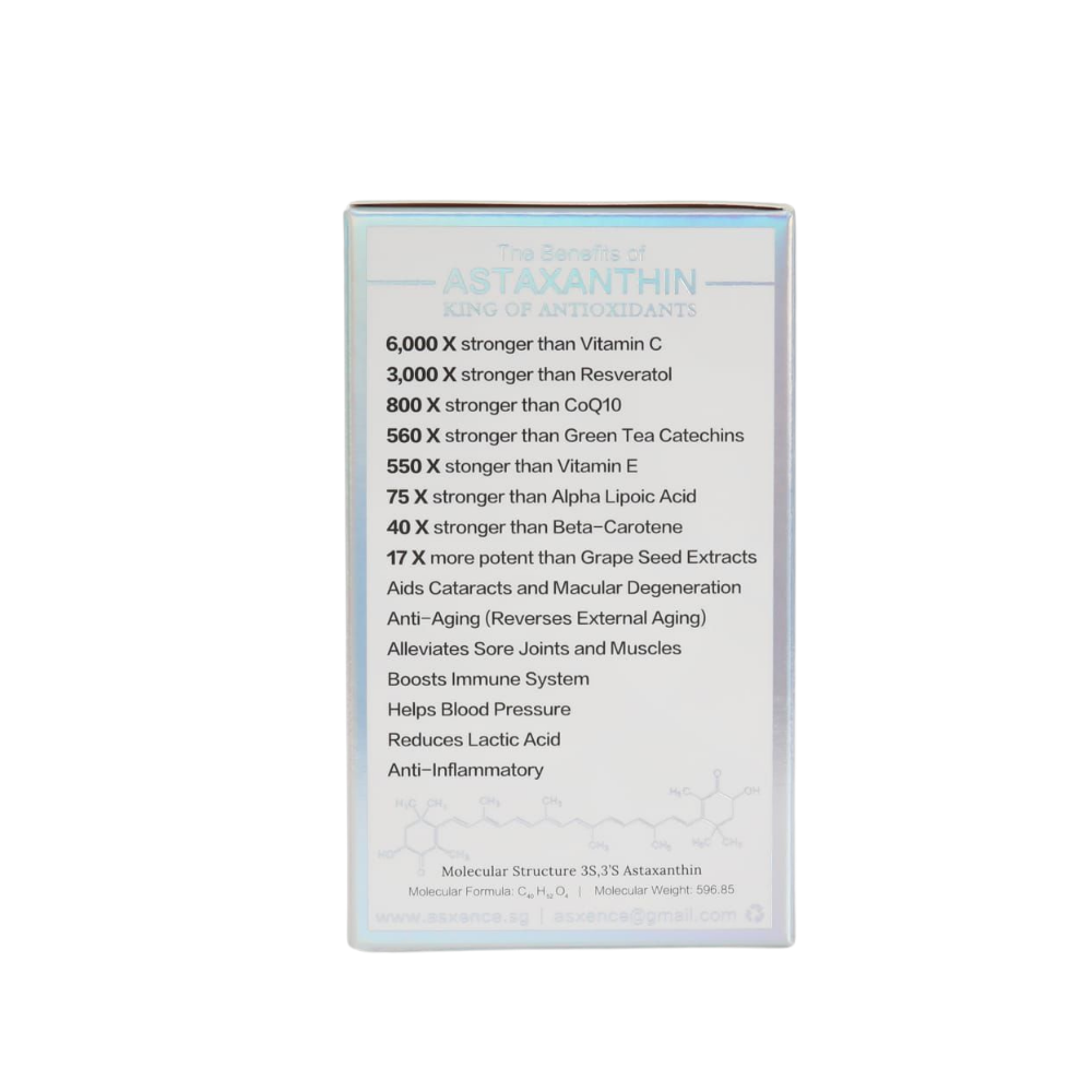 Asxence Astaxanthin with Lutein 60 softgels – Sharyln & Co